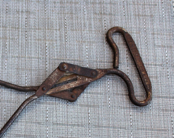 Antique Ice Block Tongs, Vintage Ice Block Lifter, Springfield Coal ...