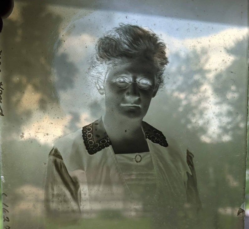 Antique Photographic Collection: Glass Dry Plate, Photogravure Block ...