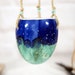 Beautiful Turquoise Hanging Planter | Handmade Ceramic Indoor Planter ...