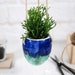 Beautiful Turquoise Hanging Planter | Handmade Ceramic Indoor Planter ...