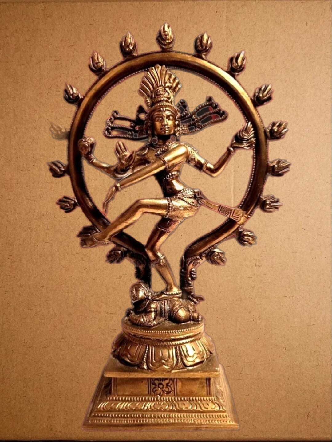 10 Inch Cosmic Dancer / Lord Shiva Nataraja Dancing on Apasmara ...
