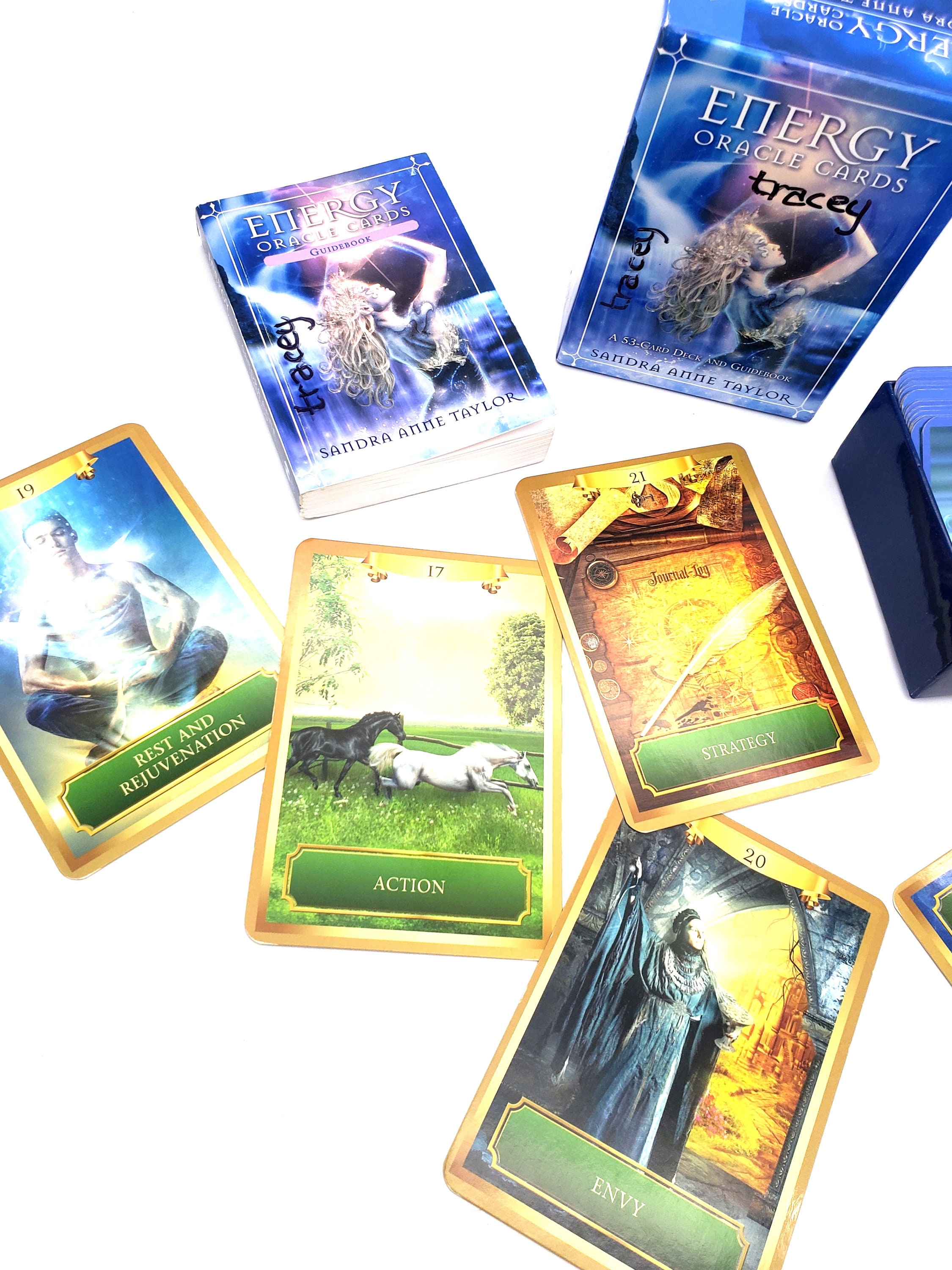 Energy Oracle Cards Deck With Guidebook by Sandra Anne Taylor - Etsy