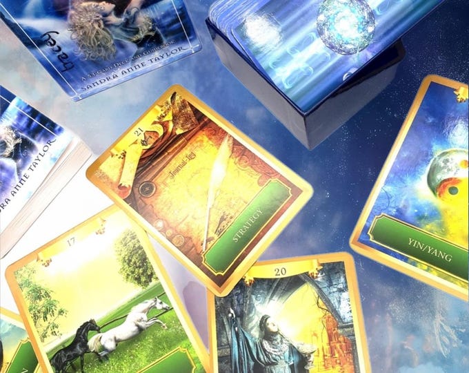 Energy Oracle Cards Deck With Guidebook by Sandra Anne Taylor - Etsy