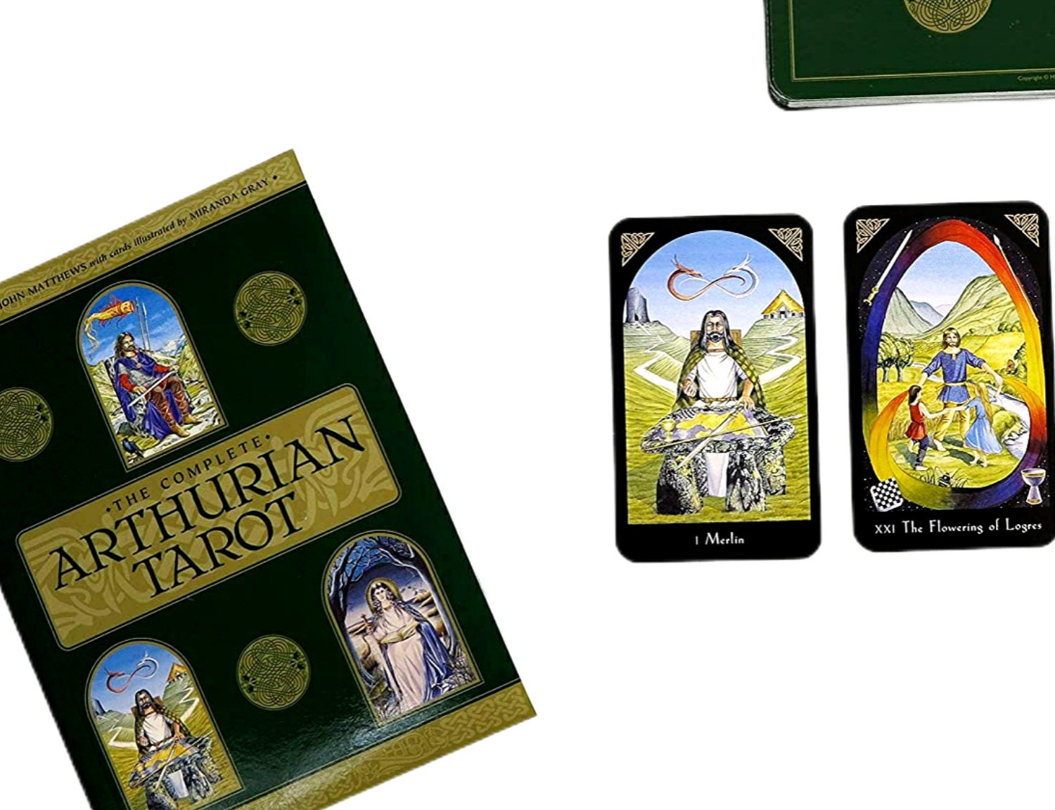 RARE Complete Authurian Tarot Deck and Guidebook by Caitlin & John ...