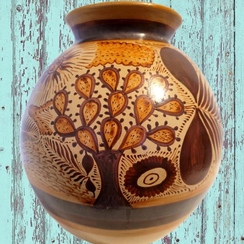 Jarrones de barro mexicanos - Etsy México