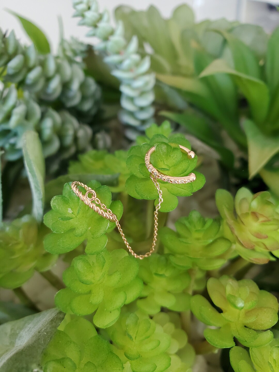 2 Band Ear Cuff, Twisted Ear Cuff, Cartilage Ear Cuff, Ear Cuff No Piercing, Ear Cuff Earring ...