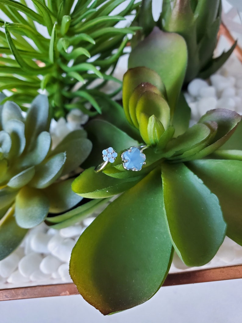 Sakura Wrap Band Ring, Floral Jewelry, Statement Adjustable Delicate ...