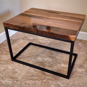 Square Walnut Table Top 42", Custom Sizes - Solid Black Walnut Wood ...