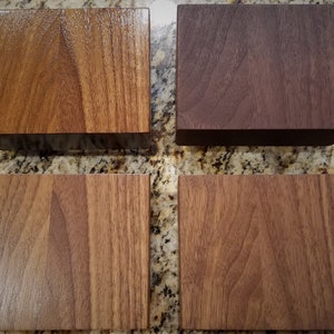 Square Walnut Table Top 24", Custom - Solid Black Walnut Wood//dining ...