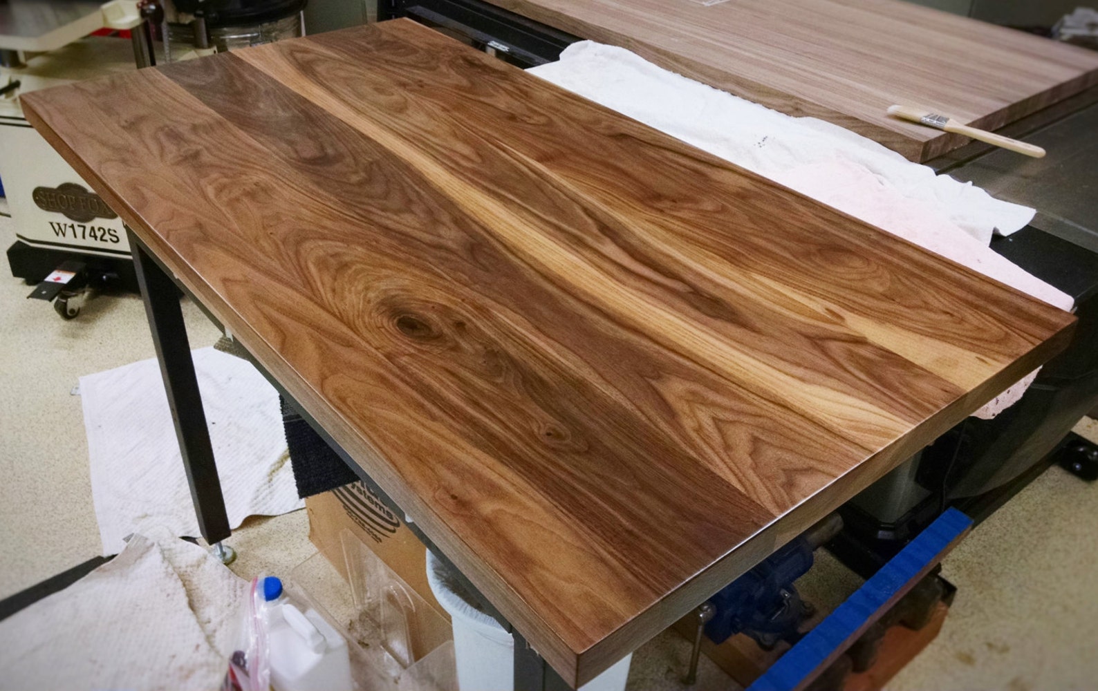 Walnut Table Top - Solid Black Walnut // Pub, Coffee, Kitchen, Island ...