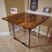 Square Walnut Table Top 24", Custom - Solid Black Walnut Wood//dining ...