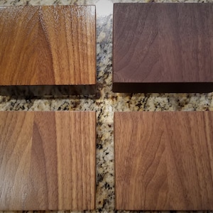 Square Walnut Table Top 42", Custom Sizes - Solid Black Walnut Wood ...