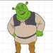 Shrek Embroidery Design for 4x4 and - Etsy