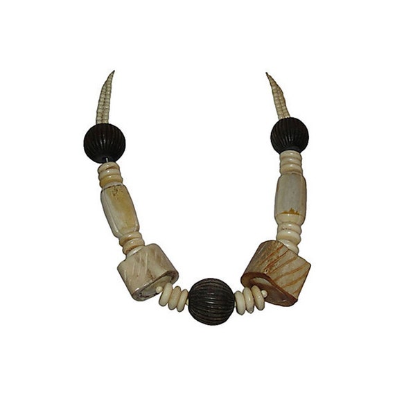 indian bone beaded - Gem