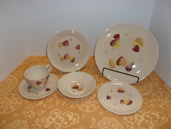 Vernonware by Metlox Sherwood Dinner Set Pieces - Etsy