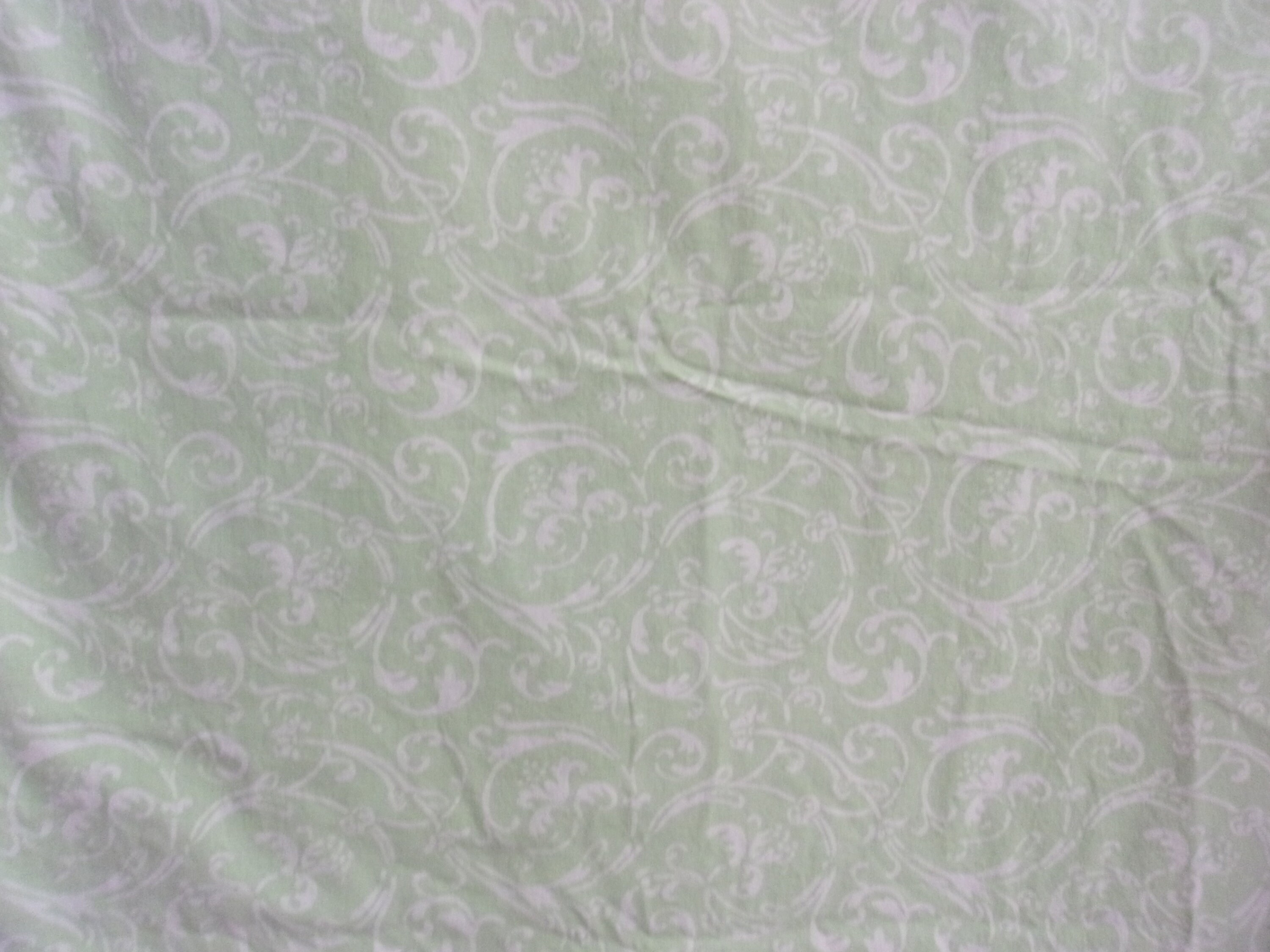 Laura Ashley Green Swirl Full Flat Sheet - Etsy