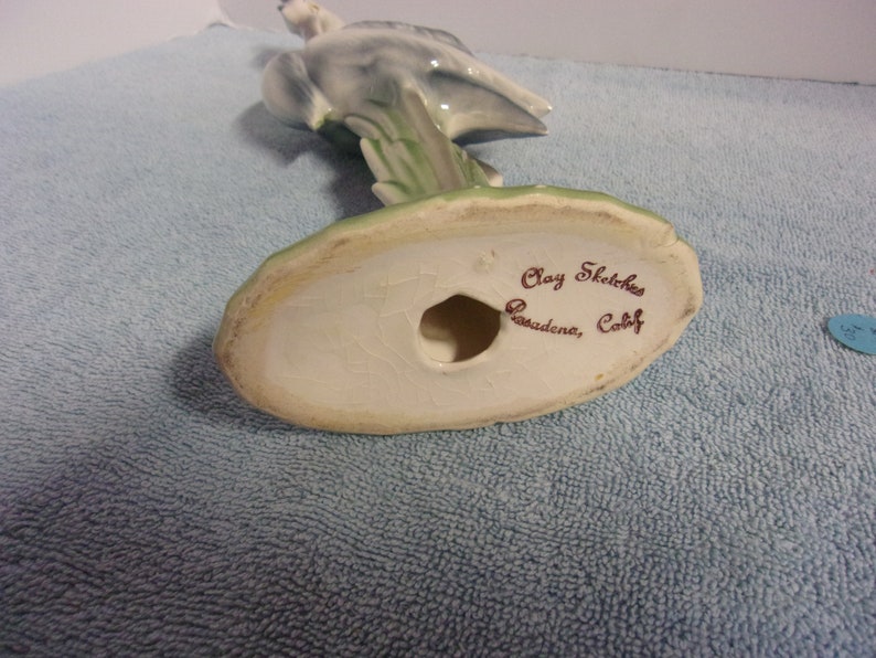 Vintage Clay Sketches Pasadena Tall Stork Figurine - Etsy