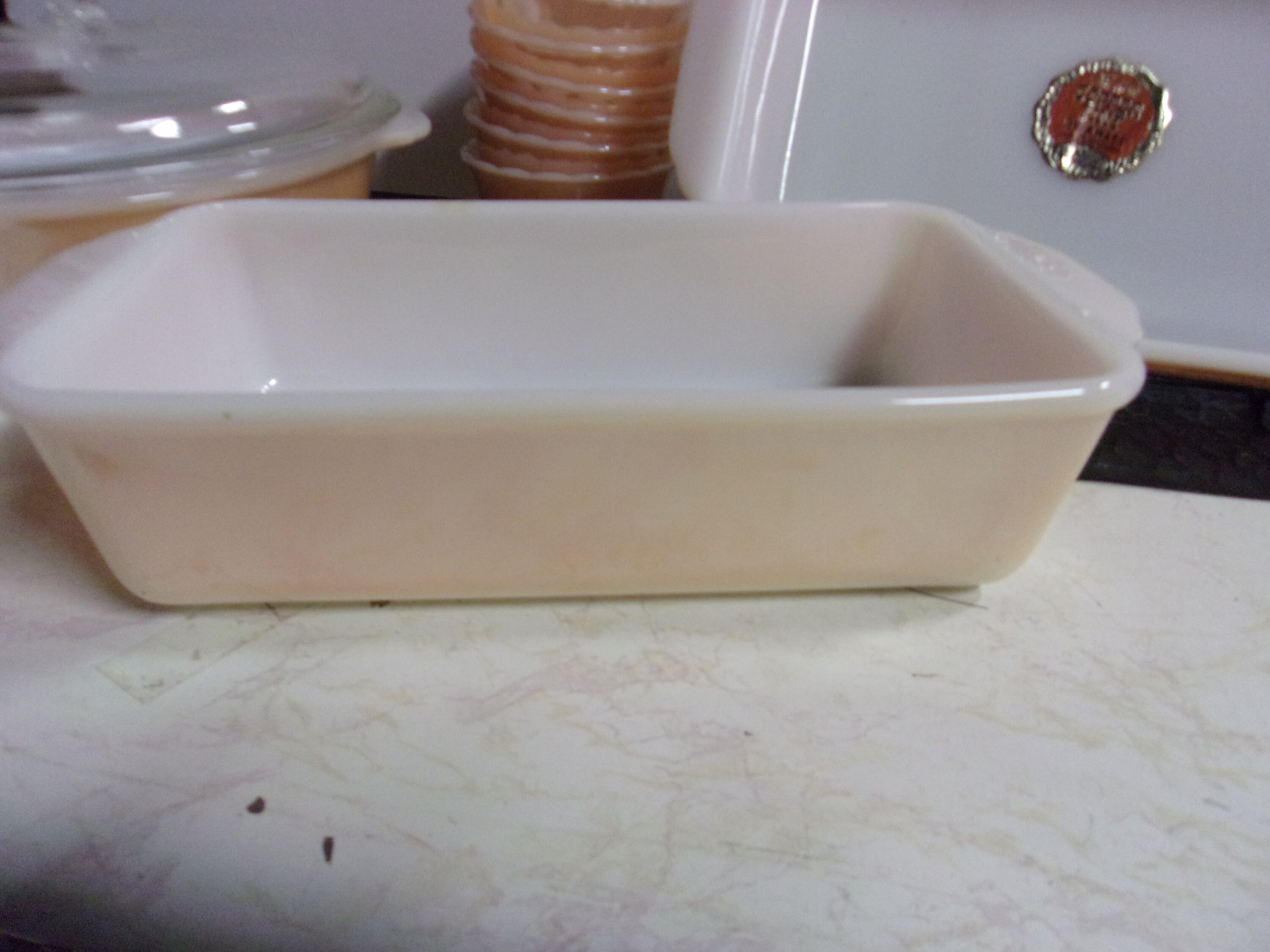 Anchor Hocking Copper Tint Fireking Baking Pieces Peach Luster - Etsy