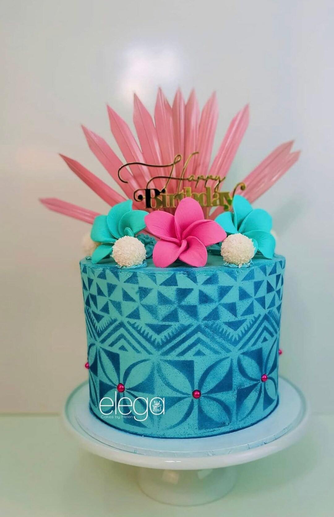 Polynesian Cake Stencil - Etsy