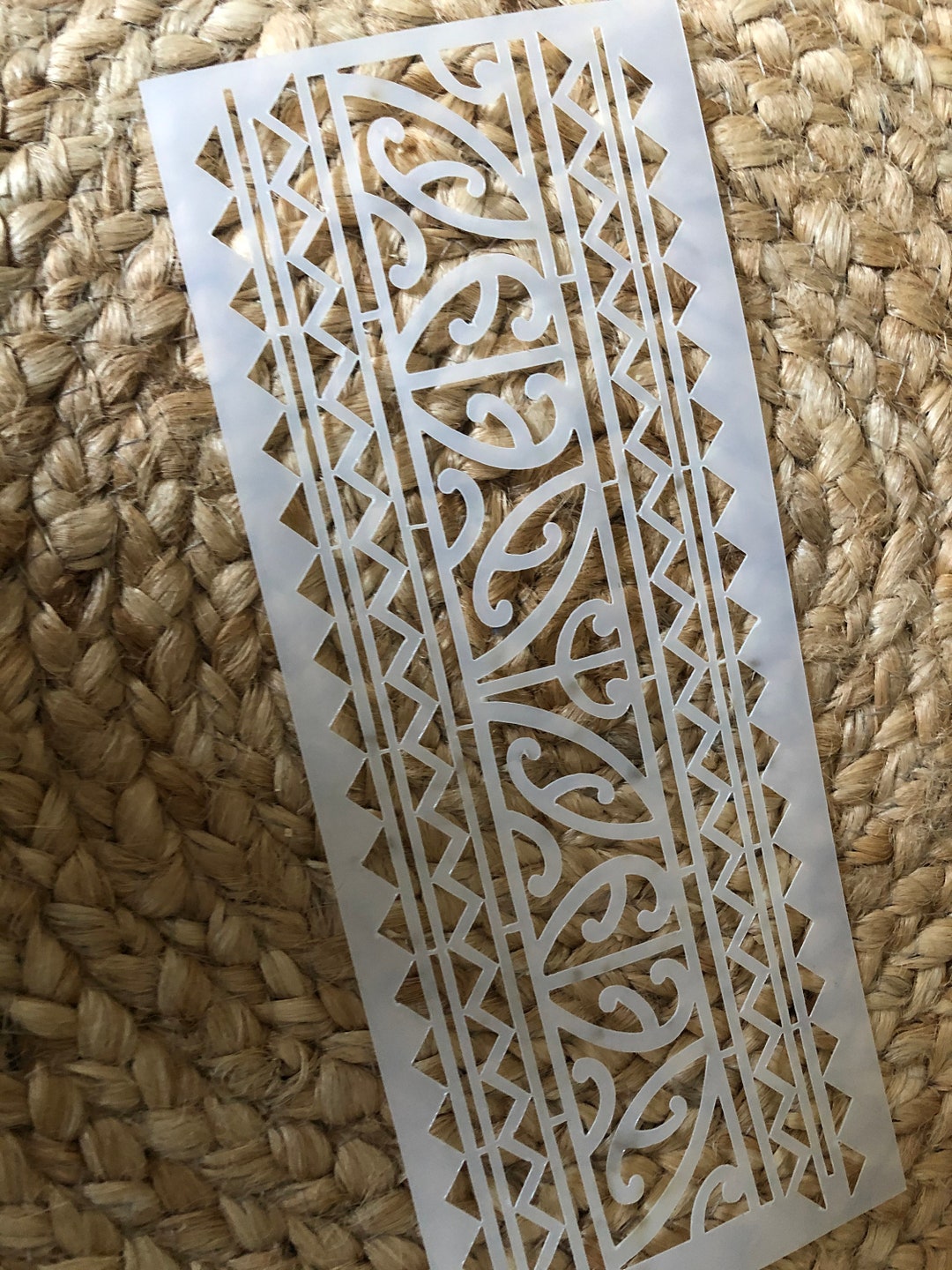 Polynesian Cake Stencil Border - Etsy