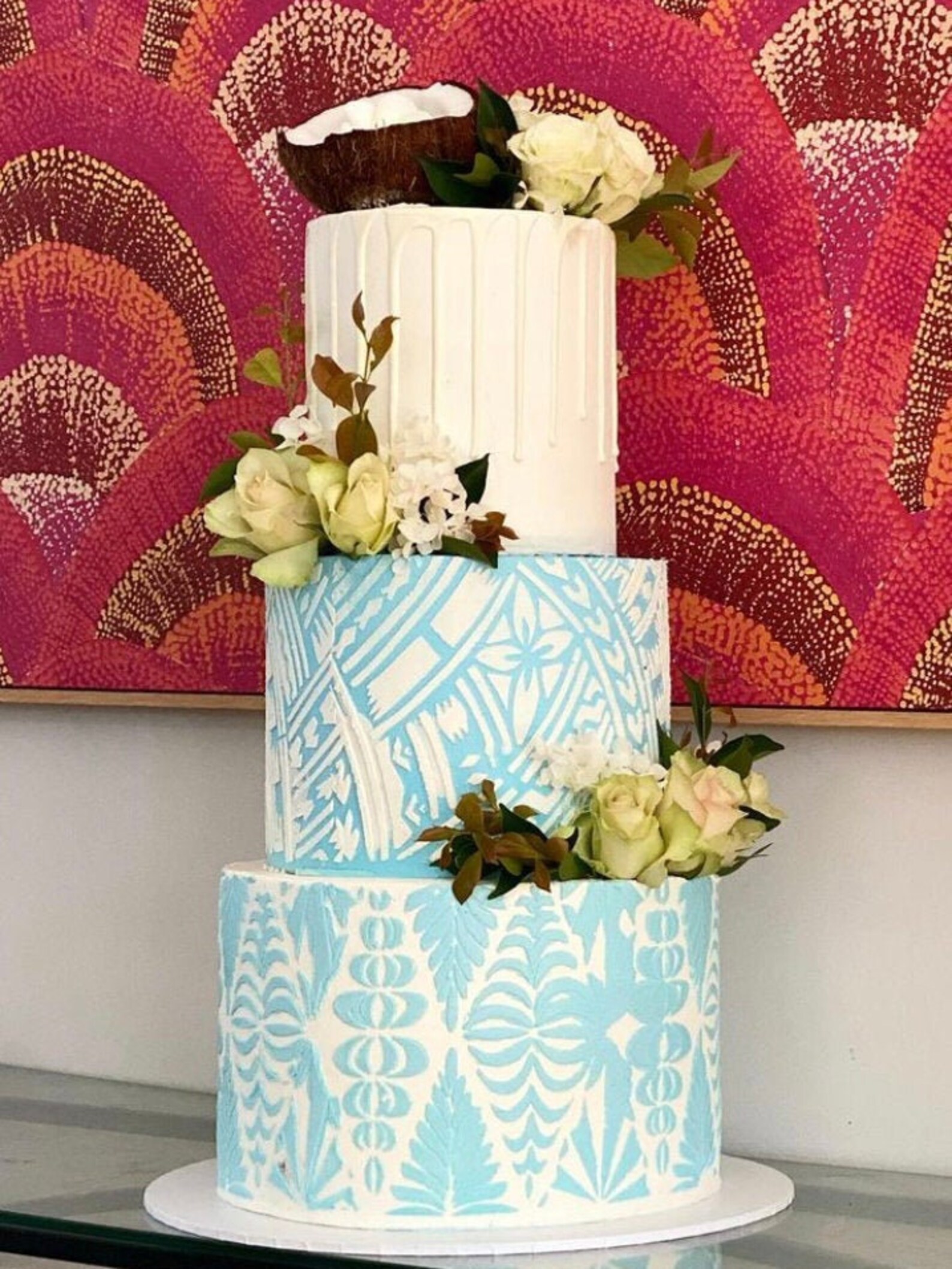 Polynesian Samoan design craft cake wrap around stencil | Etsy