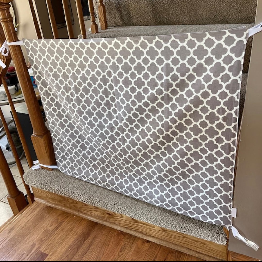 Fabric Baby Stair Gate/ Dog Gate / Cloth Barrier - Etsy