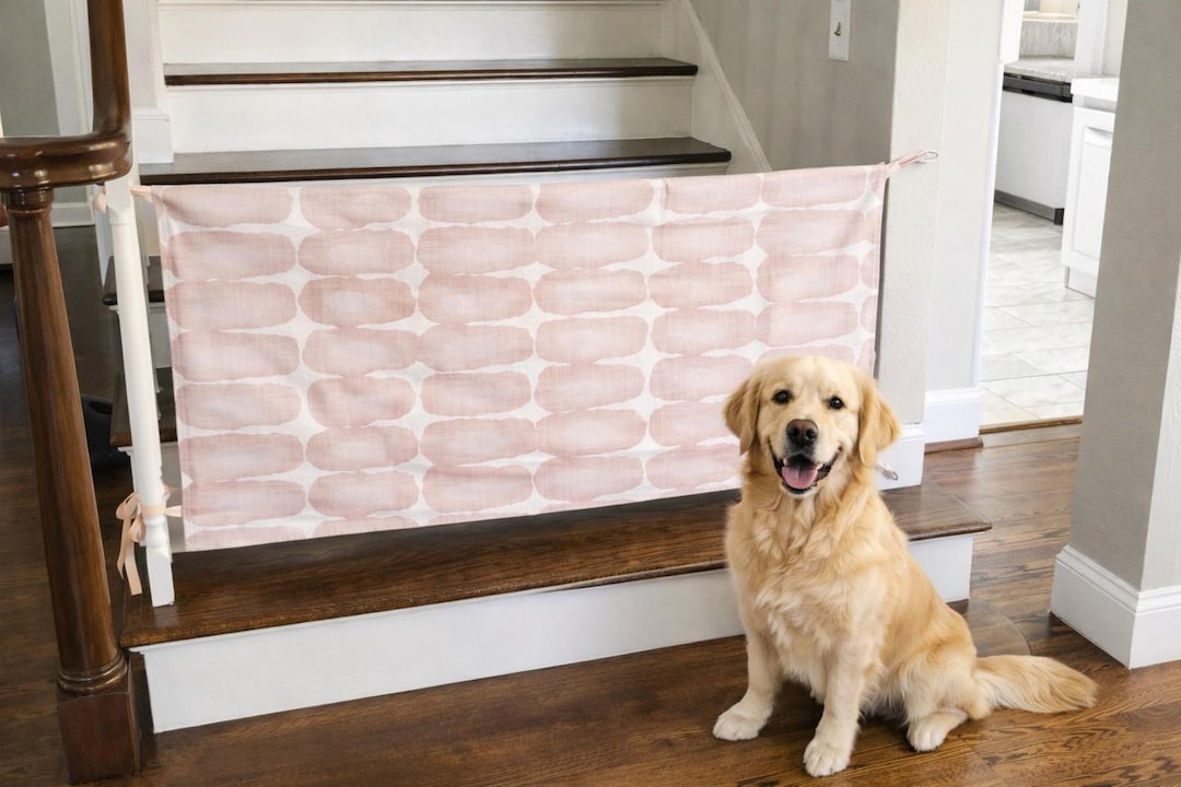 Custom Fabric Baby Gate, Cloth Stair Gate for Babies & Pets, Handmade ...