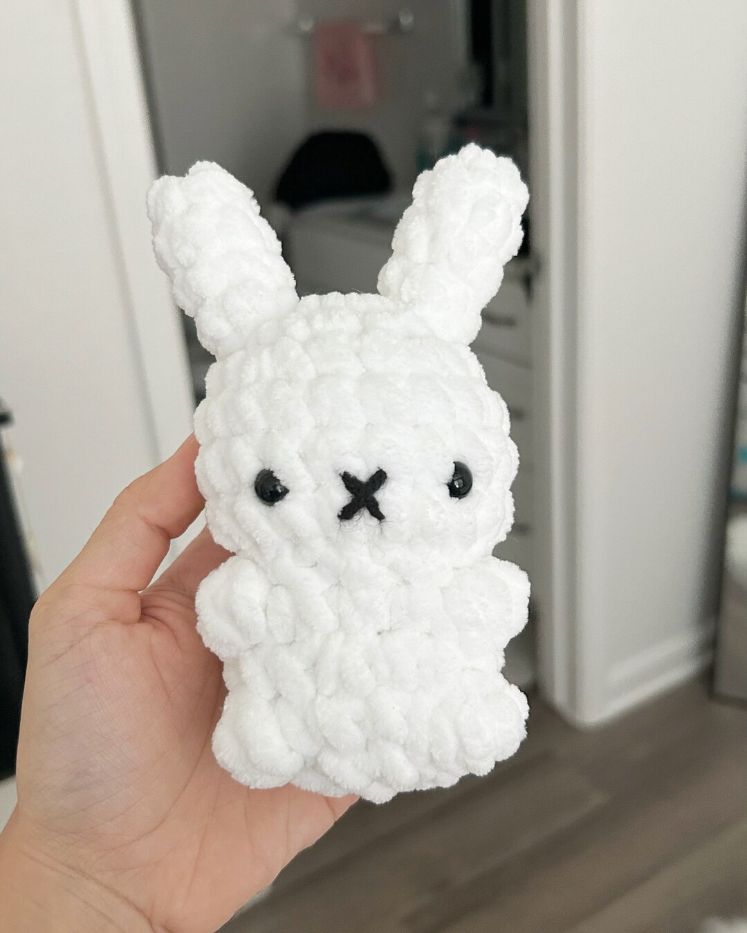 Crochet Miffy Nijntje Bunny Rabbit Plushie Keychain - Etsy