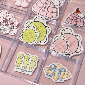Turtle Melon Pan Japanese Bread Vinyl Sticker Pink or Green- for Water ...