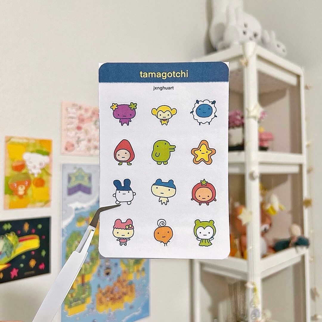 Tama Friends Japanese Sticker Sheet - for Bullet Journal, Bujo, Planner ...