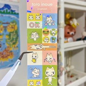 Toro Inoue Sony Playstation Cat Holographic Vinyl Sticker Sheet - for ...