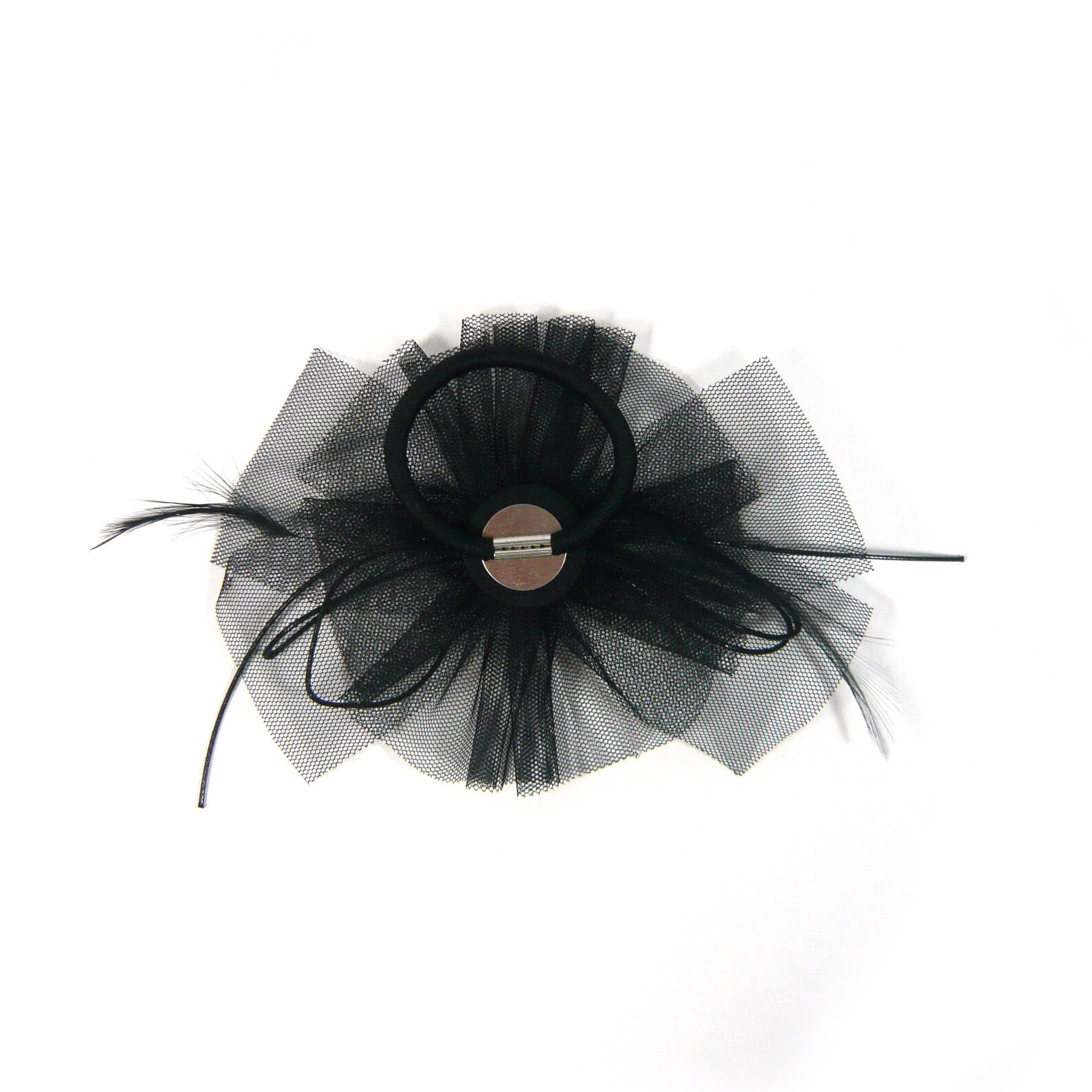 Large Thin Black Mesh Net Fabric Ribbon Round Floral Flower - Etsy