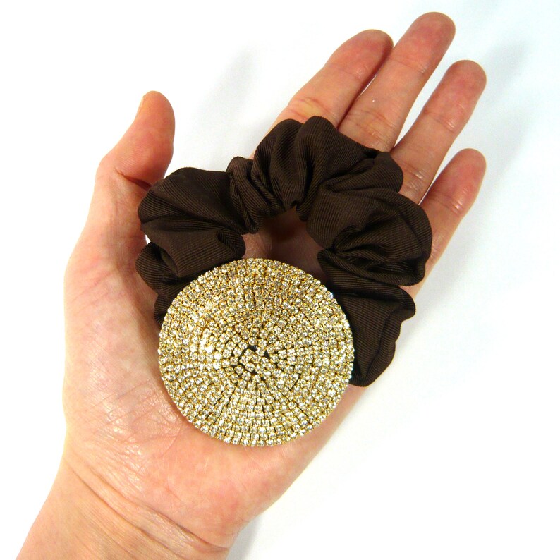 Large Round Silver Gold Crystal Rhinestone Beaded Circle - Etsy