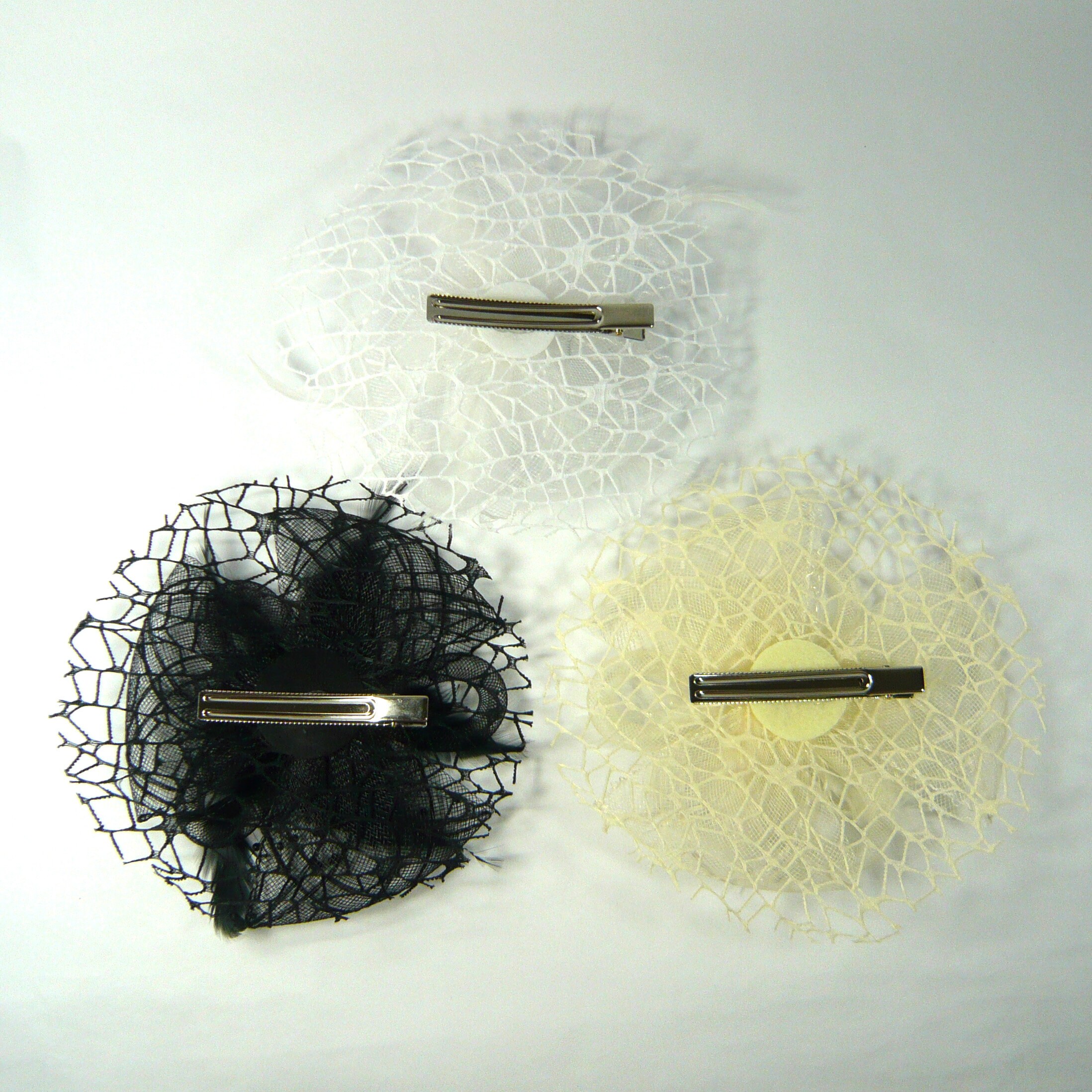 Faux Pearl Real Feather Decorative Mesh Flower Net Fabric | Etsy