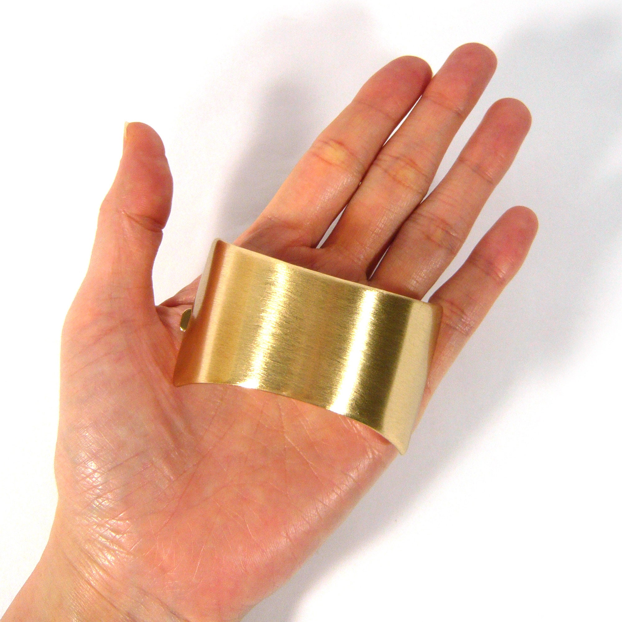 Silver Gold Semicircle Metal Metallic Automatic Barrette | Etsy