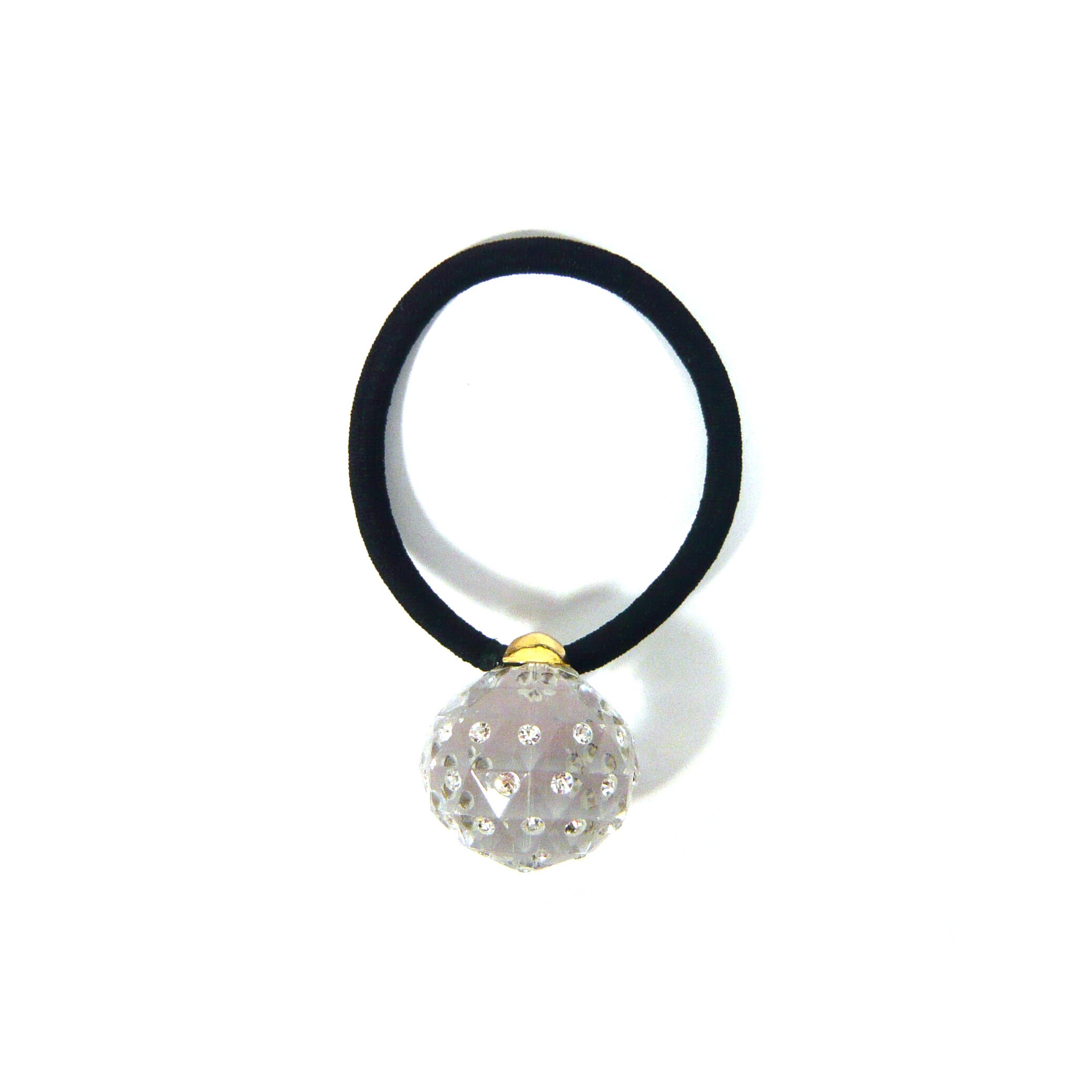 Mini Tiny Silver Rhinestone Decor Clear Crystal Ball Black | Etsy