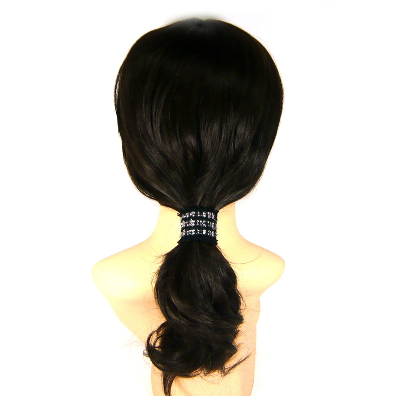 Silver Gold Mixed Black Fabric Roll Hair Cuff Wrap Tie Rope - Etsy