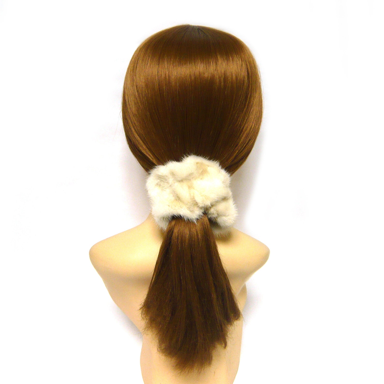 Elegant Large Natural Ivory Colored Real Mink Fur Hair - Etsy