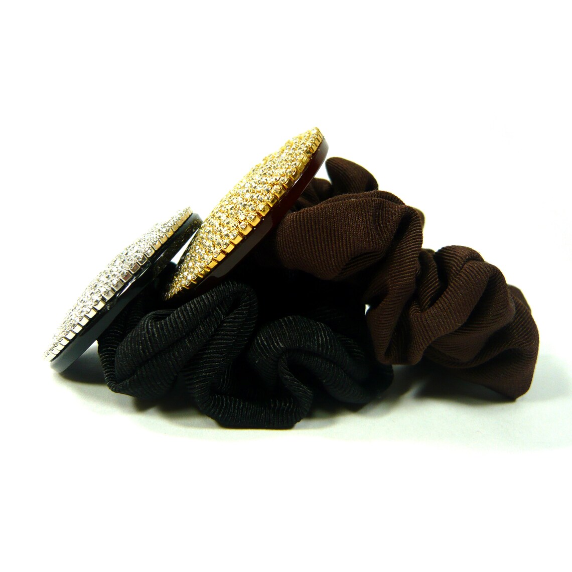 Large Round Silver Gold Crystal Rhinestone Beaded Circle - Etsy