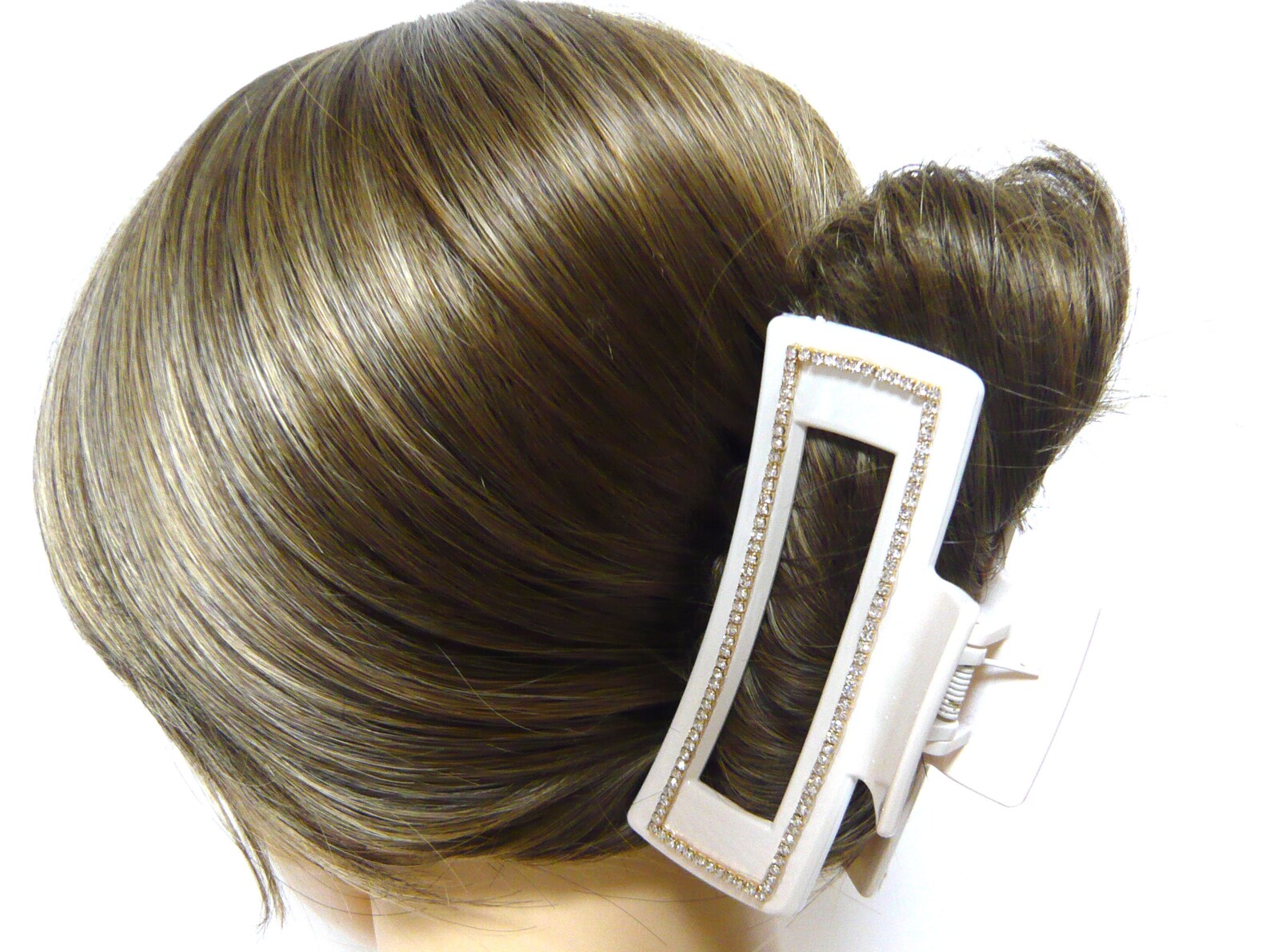 Big Large Square Rectangle Frame White Transparent Beige Brown - Etsy