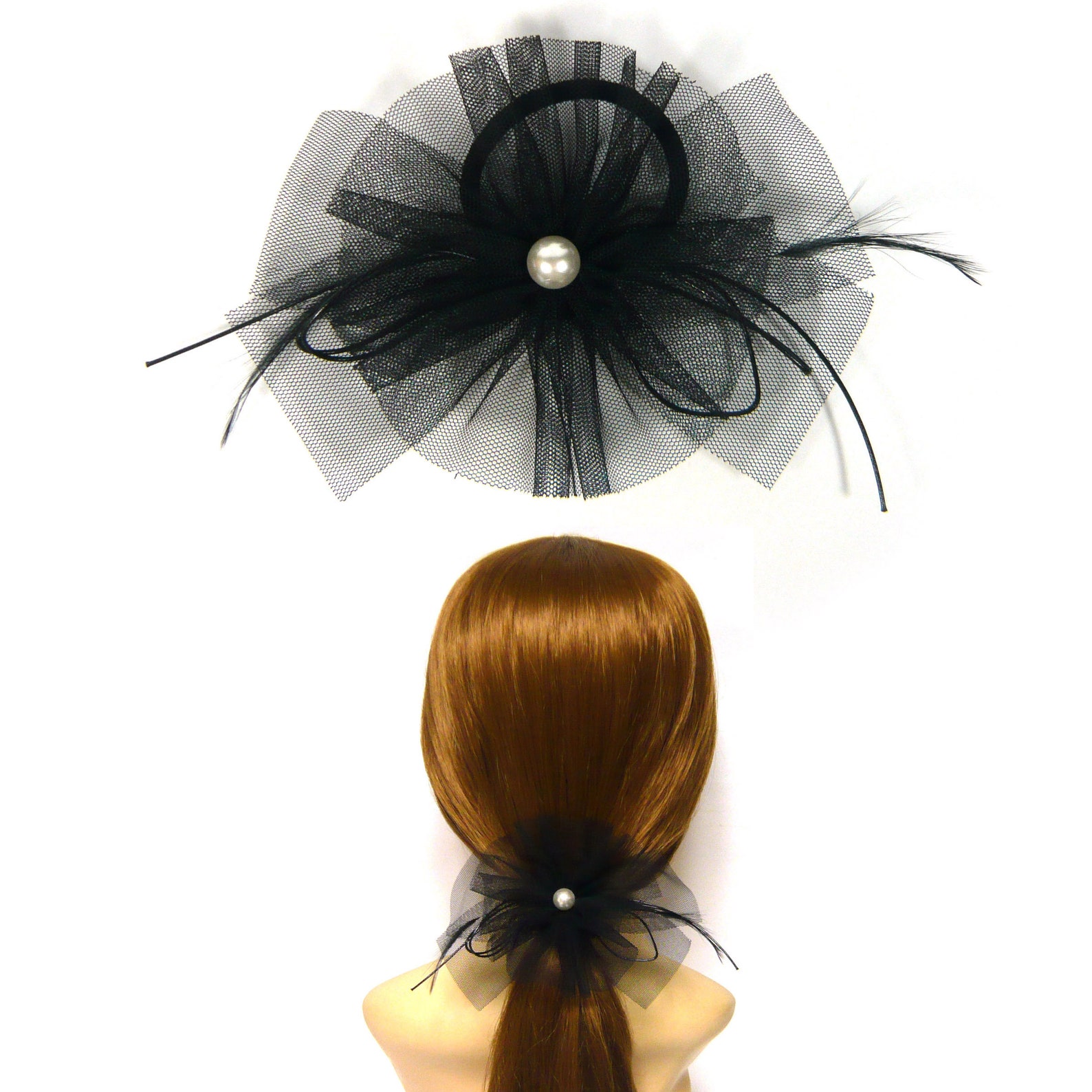 Large Thin Black Mesh Net Fabric Ribbon Round Floral Flower - Etsy