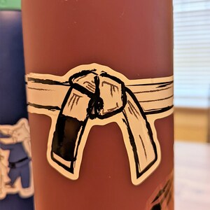 Wrap-around BJJ Sticker Belts for Water Bottles - Etsy