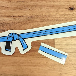 Wrap-around BJJ Sticker Belts for Water Bottles - Etsy