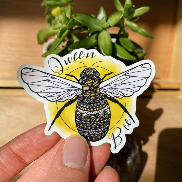 Queen Bee Sticker - Etsy