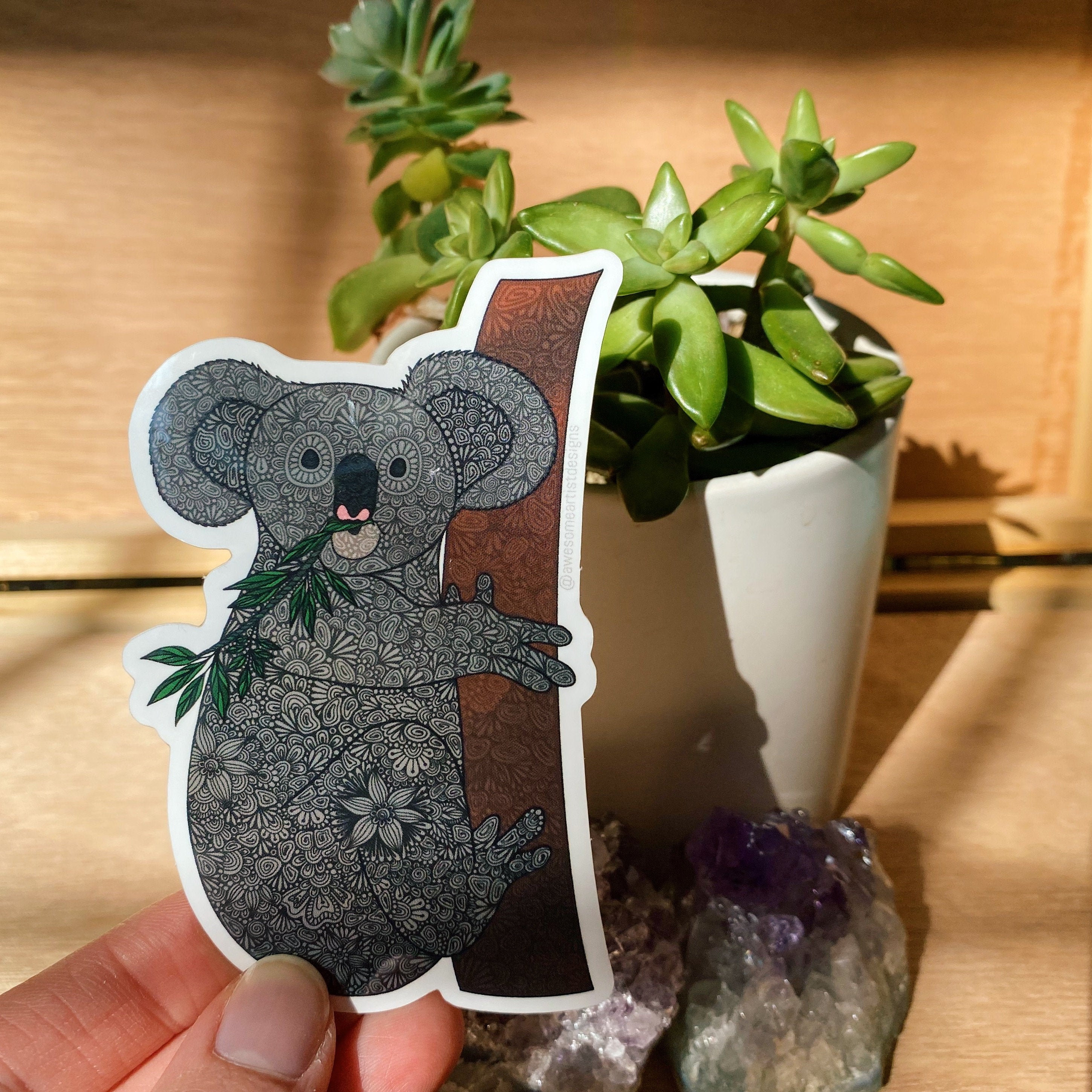 Koala Bear Sticker - Etsy