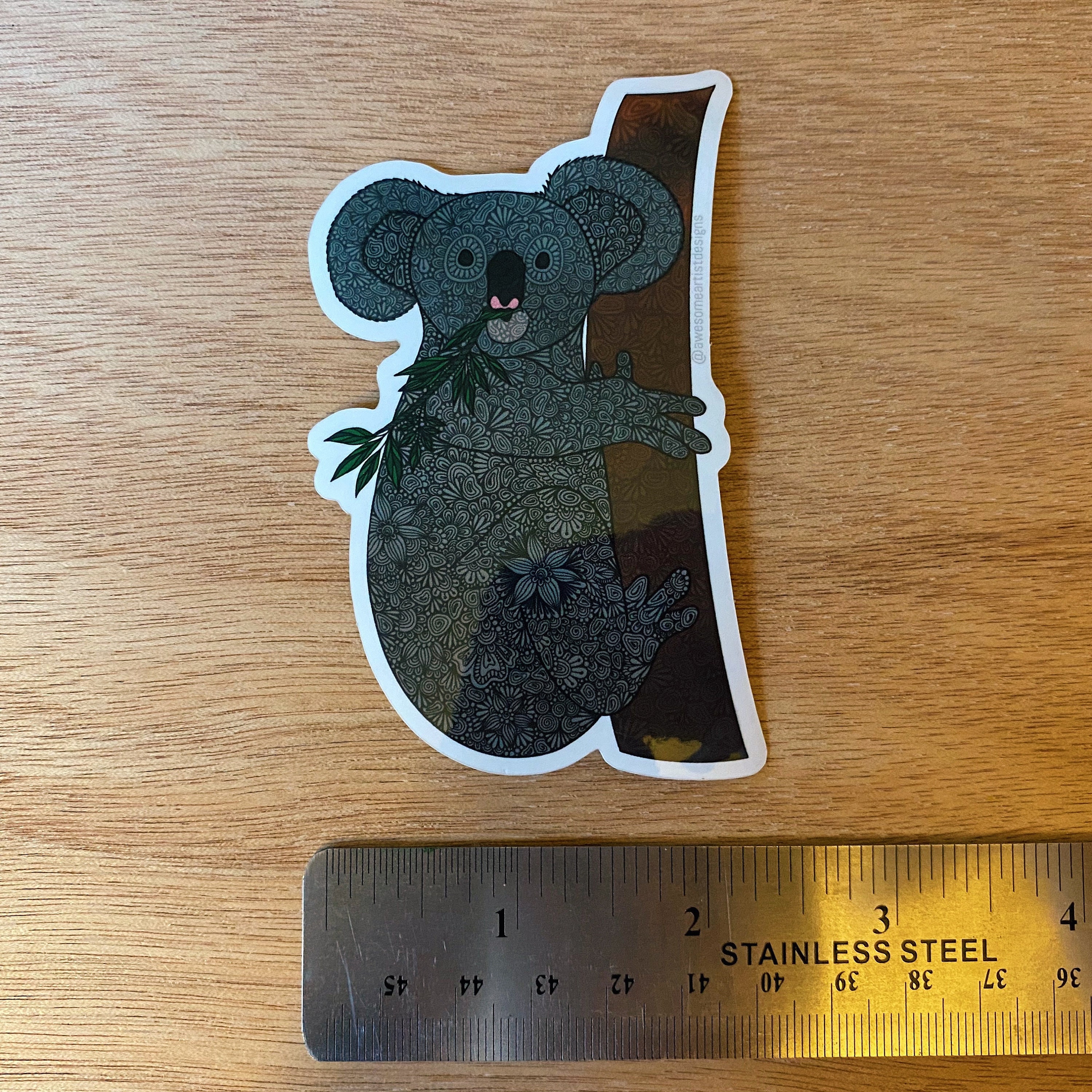 Koala Bear Sticker - Etsy