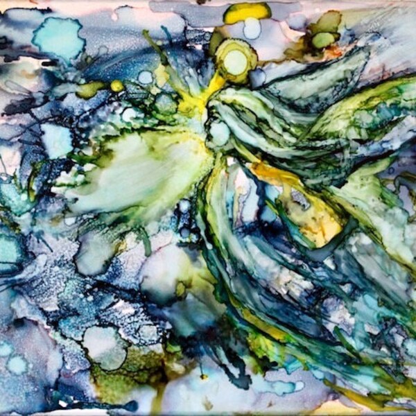 Abstract Angel Art - Etsy