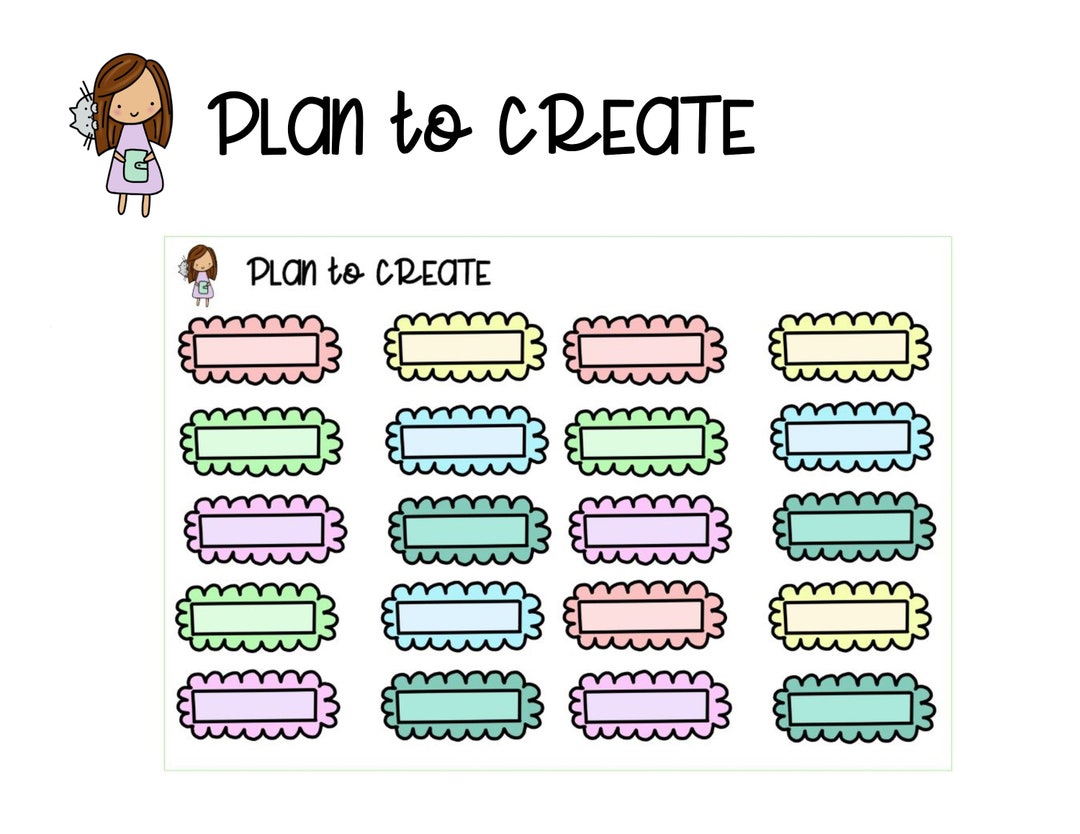 Hand Drawn Quarter Boxes - Etsy