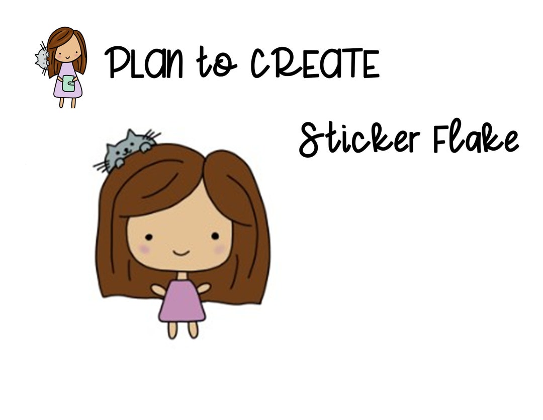 Little Annie & Coco Bobblehead Sticker Flake - Etsy