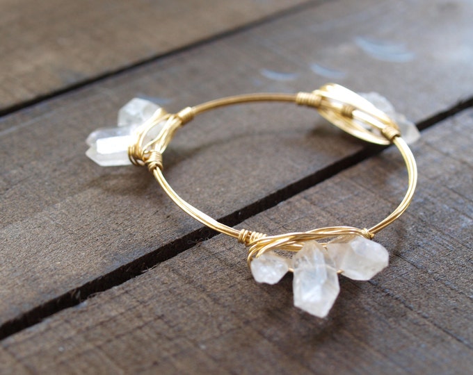 Wire Wrapped Bracelet Wire Bracelet Wire Bangle Wire Wrapped Bangle ...